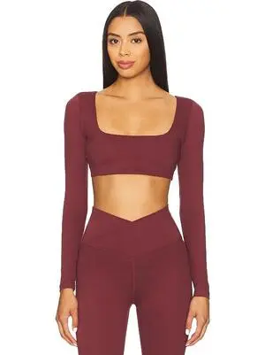 WELLBEING + BEINGWELL Flowwell Lara Long Sleeve Top - Port Royale