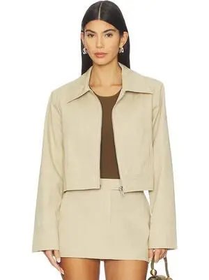 MADISON THE LABEL Nikolas Beige Jacket - Tan