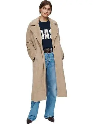 Sanctuary Knit Coat Jacket - Camel