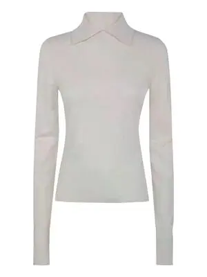 BLUGIRL Long-sleeve Ribbed Sweater - Neutrals