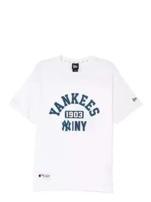 New Era X Mlb Logoed T-shirt - White