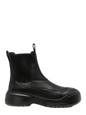 Emporio Armani Chunky Crust Ankle Boots - Black
