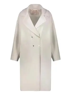 Herno Double-breasted Coat - White