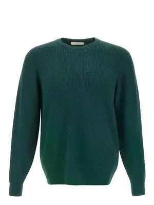 DIKTAT Cable-Knit Crew-Neck Sweater