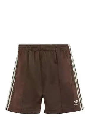 Adidas Firebird Three-stripe Shorts - Brown
