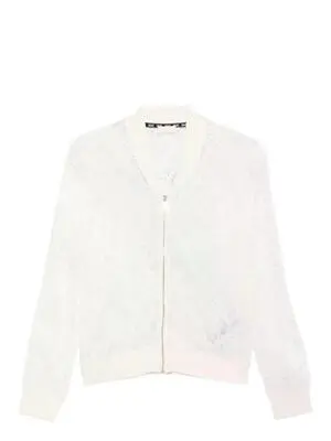 Liu Jo Lace Zip-front Cardigan - White