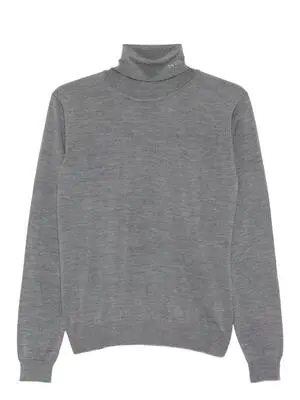 Hugo Roll-neck Wool Sweater - Grey