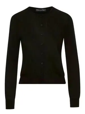 Oscar De La Renta Button-front Cardigan - Black