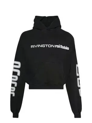 RRR123 Metanoia Logo-print Hoodie - Black