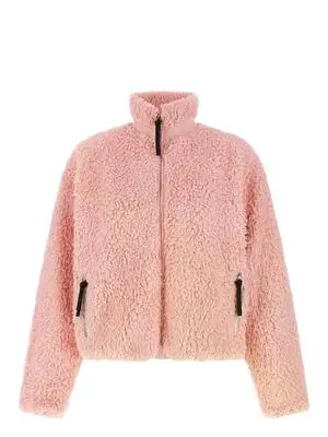 JIL SANDER Teddy-effect Zip-front Jacket - Pink