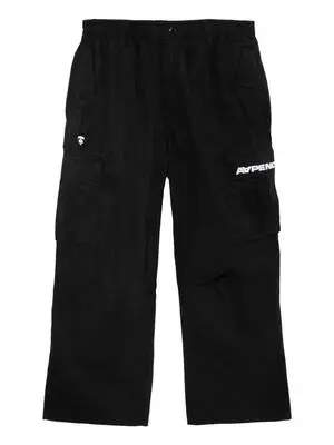 AAPE BY *A BATHING APE® Logo-patched Trousers - Black