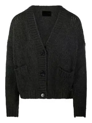 ROBERTO COLLINA Front-pockets Cardigan - Green