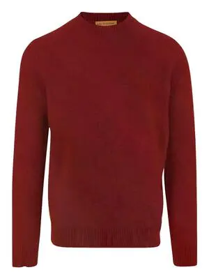 Guest In Residence Crew-neck Ribbed Cashmere Sweater - Red