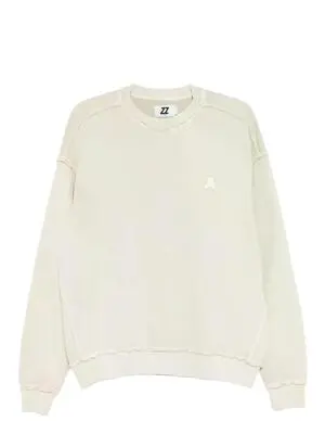 Izzue Bear Motif Sweater - Neutrals