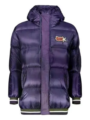 Herno Drawstring-hood Quilted Jacket - Purple