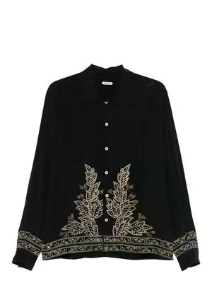 BODE Beaded-embellishment Shirt - Black