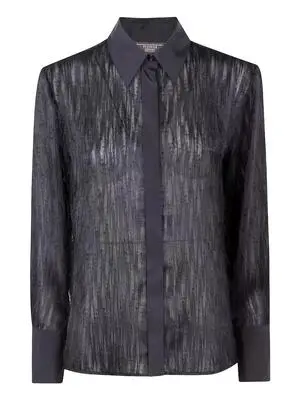 PESERICO Frayed-Effect Shirt