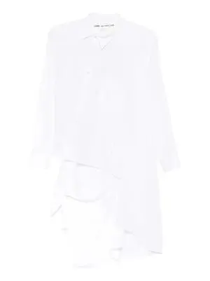 Comme Des Garçons Draped Shirt - White