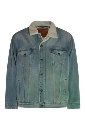 LEVI'S Sherpa-lined Denim Jacket - Blue