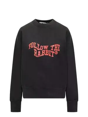 MSGM Graphic-print Sweatshirt - Black