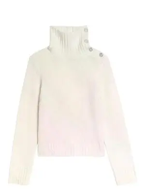 Zadig&Voltaire Roll-neck Embellished Sweater - White