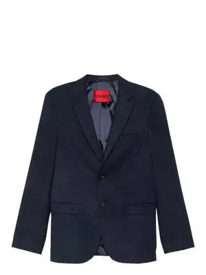 Hugo Single-breasted Blazer - Blue