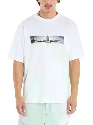 JORDAN Photo-print Crew-neck T-shirt - White
