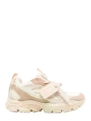 Off-White Suede-panelled Sneakers - Neutrals