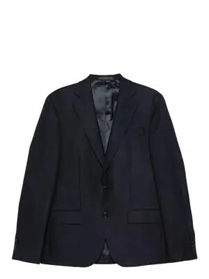 Sand Single-breasted Blazer - Blue