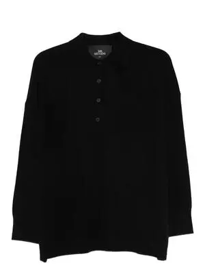 MR MITTENS Gigi Polo Sweater - Black