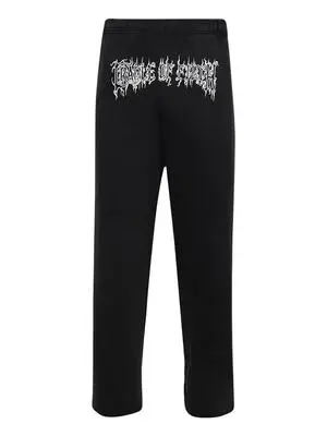 Vetements Letter-print Sweatpants - Black