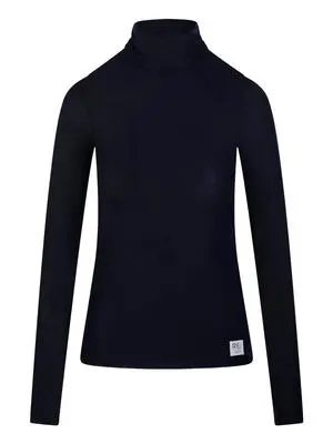 RE CODE Turtleneck Long-sleeved Top - Blue