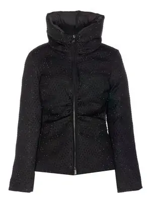 Pinko Strass-embellished High-neck Jacket - Black