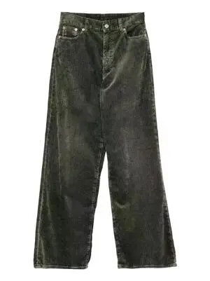BELLEROSE High-waisted Corduroy Trousers - Green