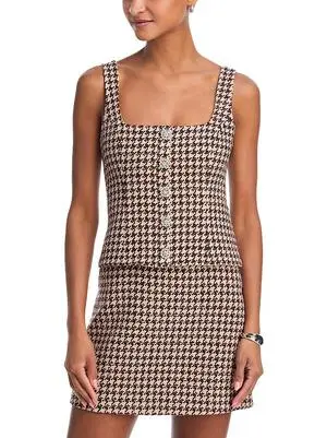 Likely Calissa Tweed Mini Dress - Macchiato