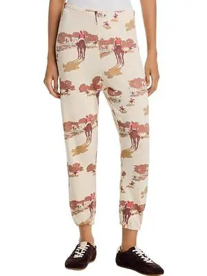 The Great. The Stadium Sweatpants - Riding Horses Print