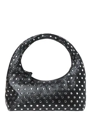 LOEFFLER RANDALL Mercer Mini Leather Hobo Bag - Black