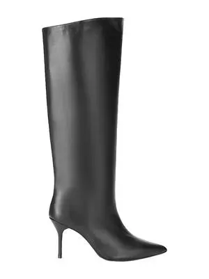 Staud Sebastian Leather High Heel Boots - Black