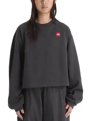 The North Face Red Box Crewneck Sweatshirt - Obsidian