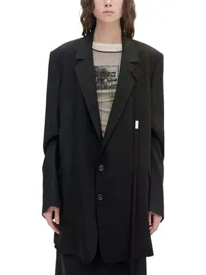 ANN DEMEULEMEESTER Agnes Single-breasted Blazer - Black