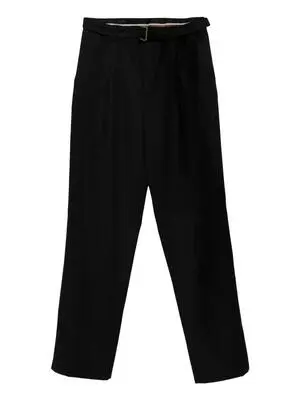 Canali Pleated Trousers - Black