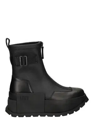 United Nude Leather Ankle Boots - Black