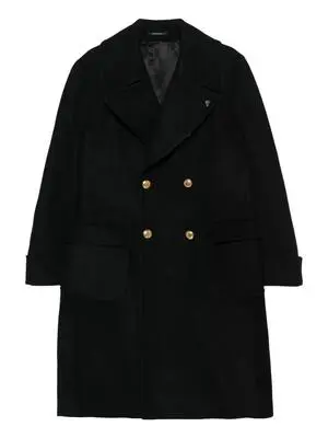 GABRIELE PASINI Double-breasted Coat - Black