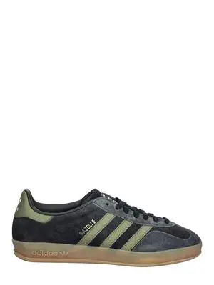 Adidas Gazelle Indoor Focus Olive Sneakers - Core Black / Focus Olive / Carbon
