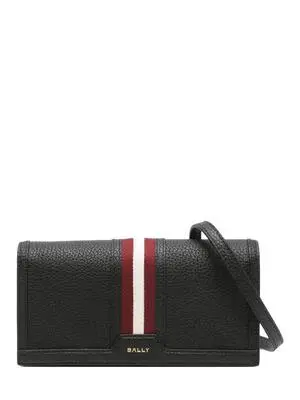 Bally Striped Crossbody Bag - Black