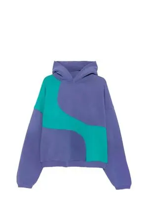 ERL Two-tone Hoodie - Blue