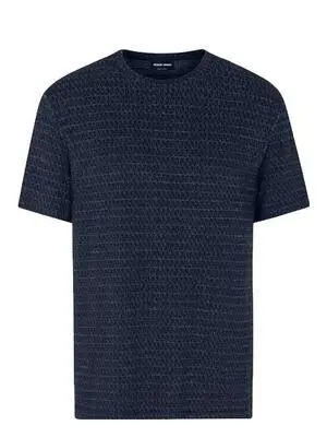 Giorgio Armani Slim Fit T-shirts - Black