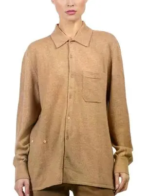 CISSA Cashmere-blend Shirt - Brown
