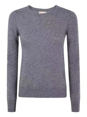 ABSOLUT CASHMERE Round-neck Cashmere Sweater - Grey