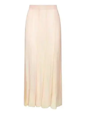 Chloé Silk Maxi Skirt - Pink